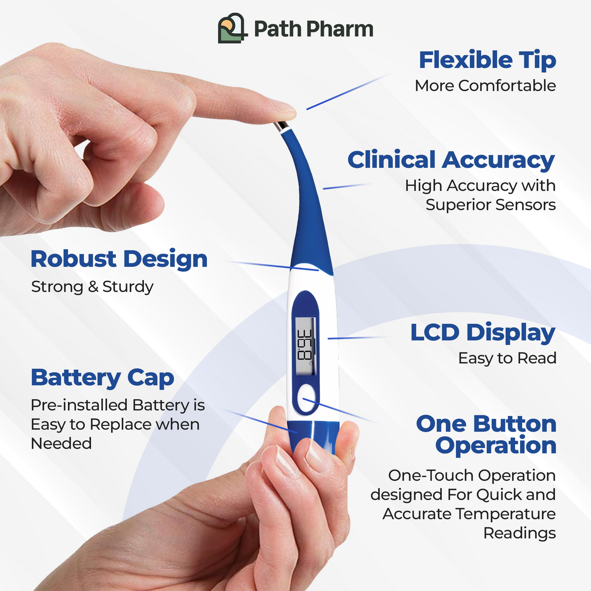 Path Pharm PPB-300D Digital Thermometer