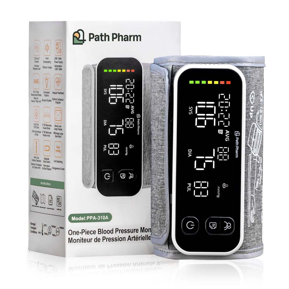 Path Pharm PPA-310A One-Piece Blood Pressure Monitor